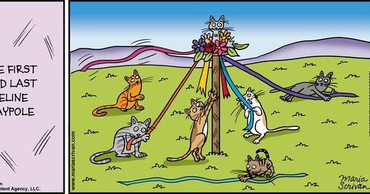 Mystery Fanfare: Cartoon of the Day: Maypole