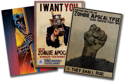 bztees2go: Zombie Posters