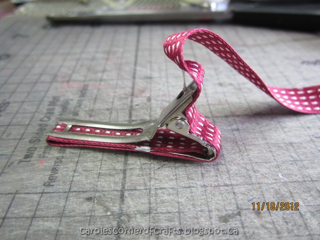Carole's Corner of Crafts: Craft - How to Cover Spring Hair Clips