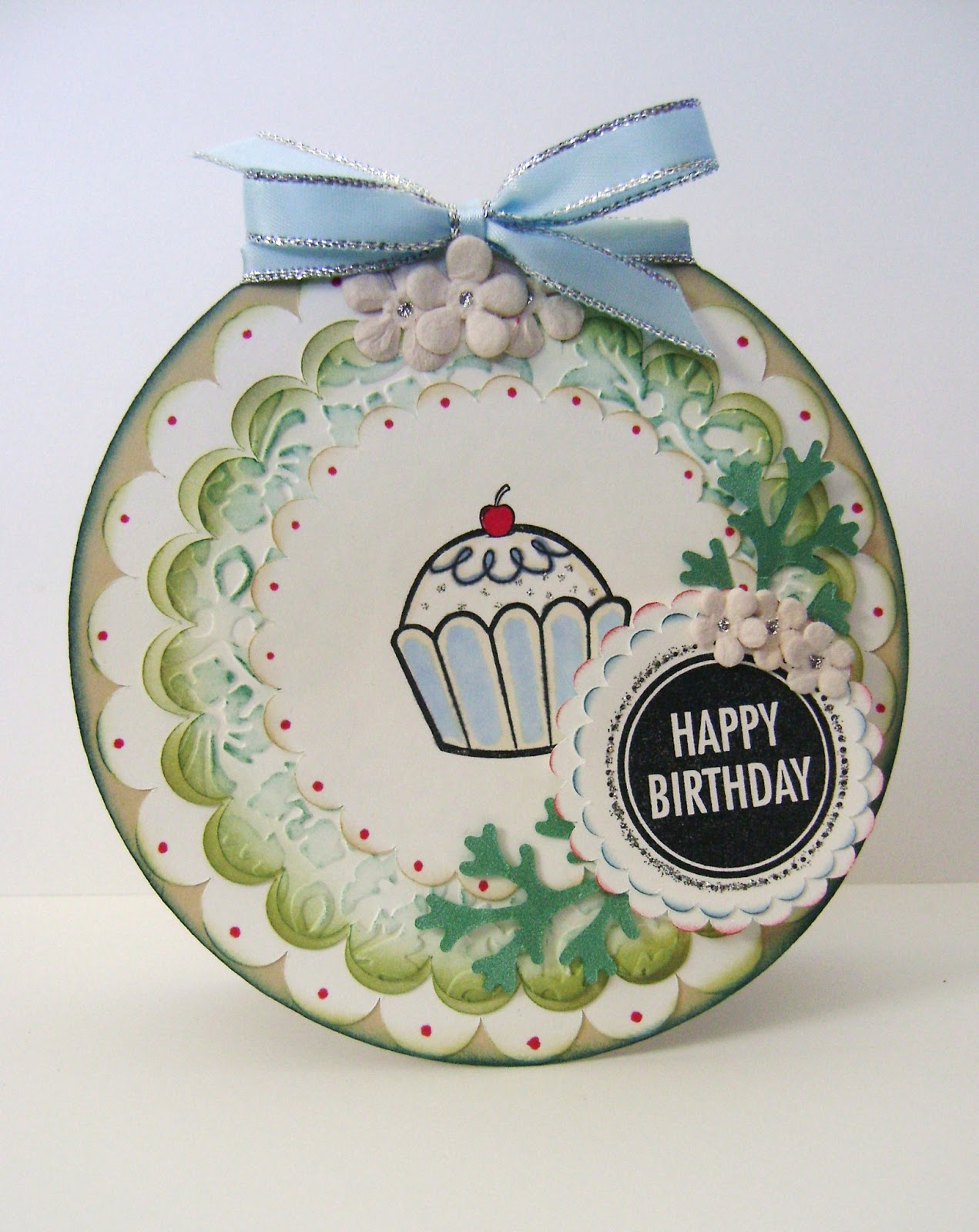 Creative Bug on the Loose: Happy Birthday Round Card