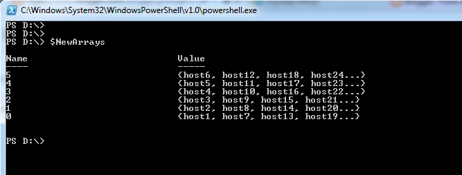 Think Big - with Powershell: Split Array into smaller arrays - Scripting Think Big - with Powershell: Split Array into smaller arrays - Scripting