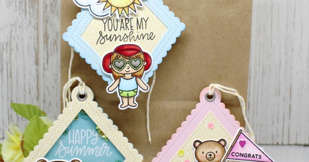A Paper Melody: Fun Summer Tags with Pretty Pink Posh