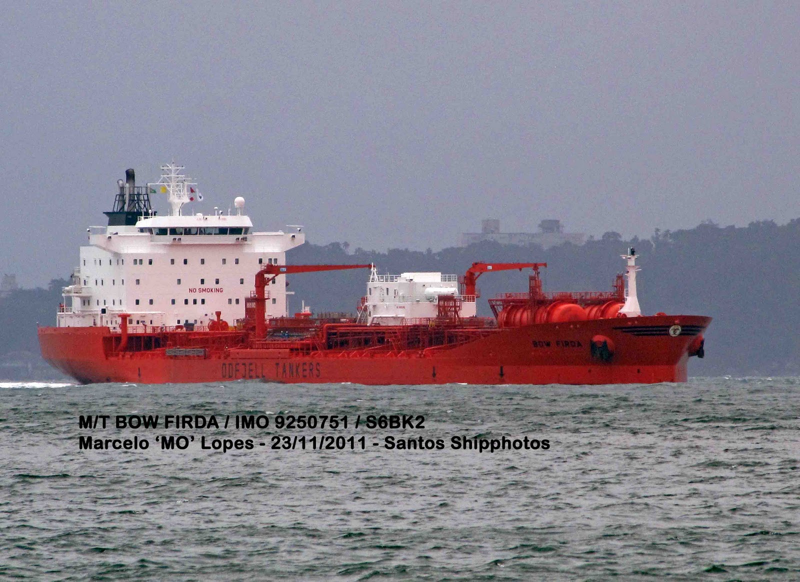 Santos Shiplovers: M/T Bow Firda / S6BK2 - Classe Kvaerner