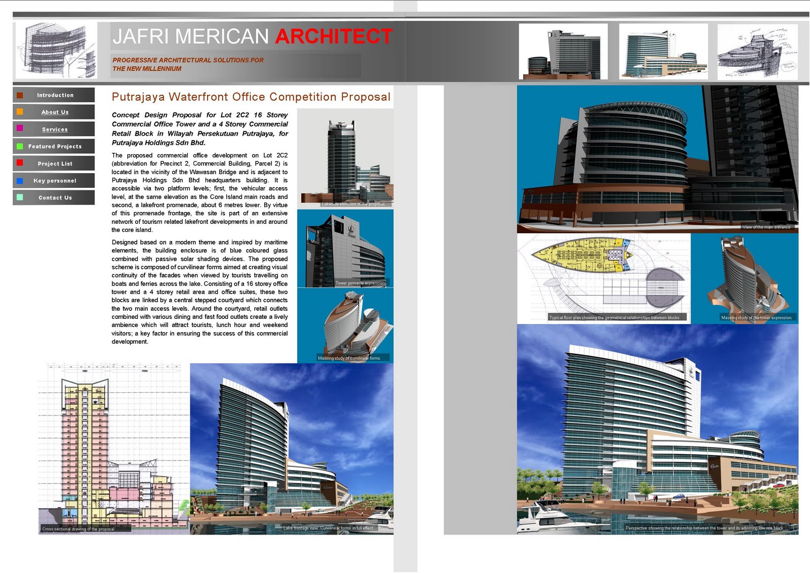 Jafri Merican Architect: CV: Putrajaya Waterfront Office Competition ...