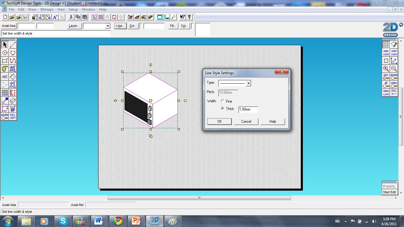 CAD Progression: Creating Objects in 2D Design