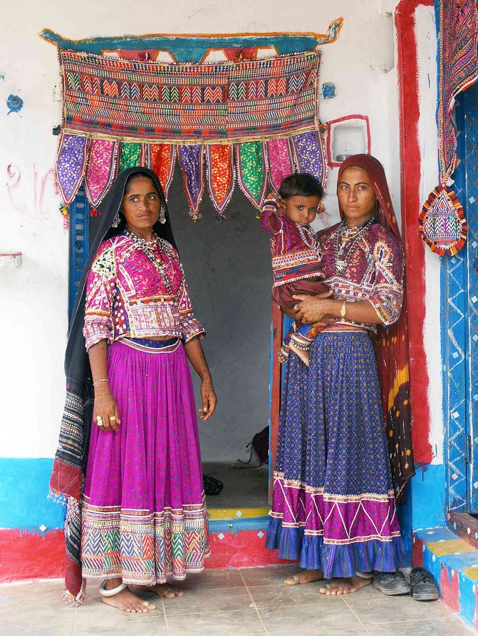 Local style: Traditional dress of the Rabari