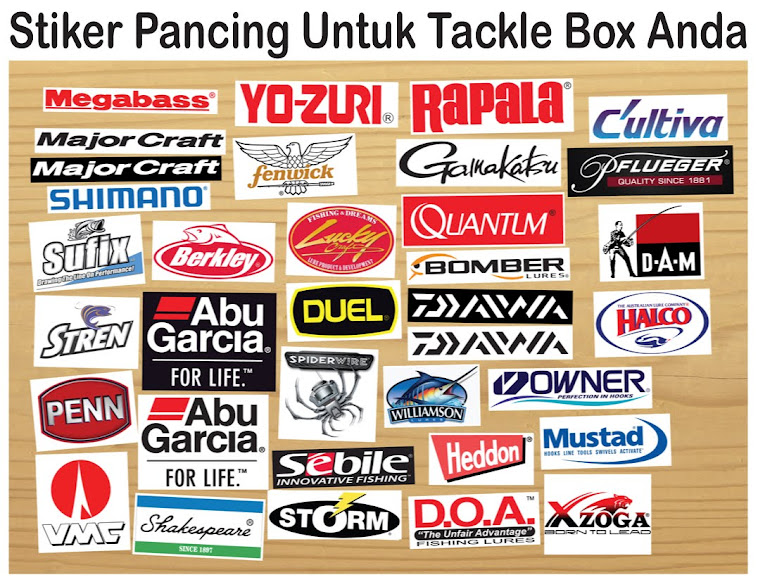 Sticker Pancing Tackle Box Deco