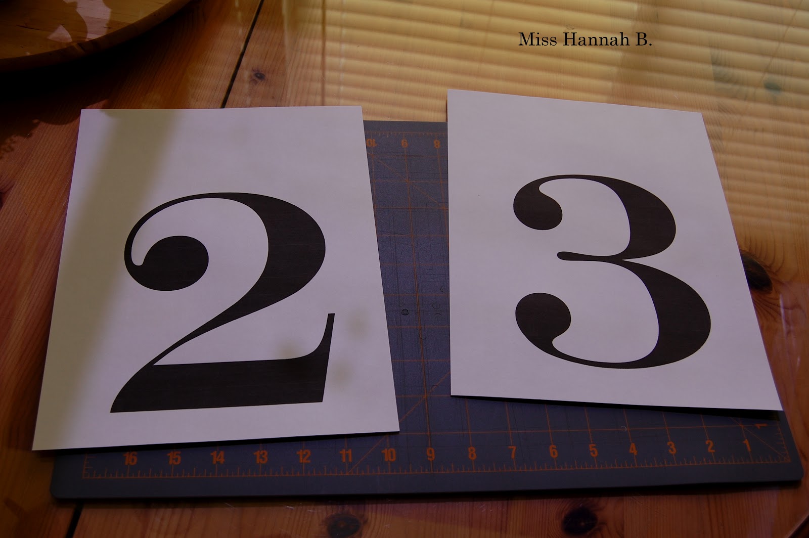 Miss Hannah B.: Do you love Numbers?