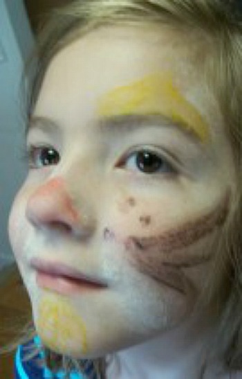 Non-Toxic Face Paint Homemade Recipe - Adventures of Kids Creative Chaos
