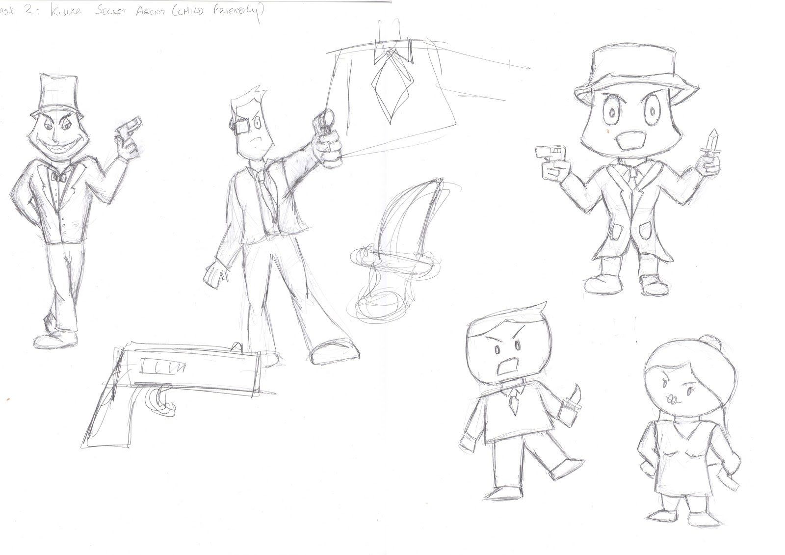 Joey Ku: Character Design Project: Class Week 1