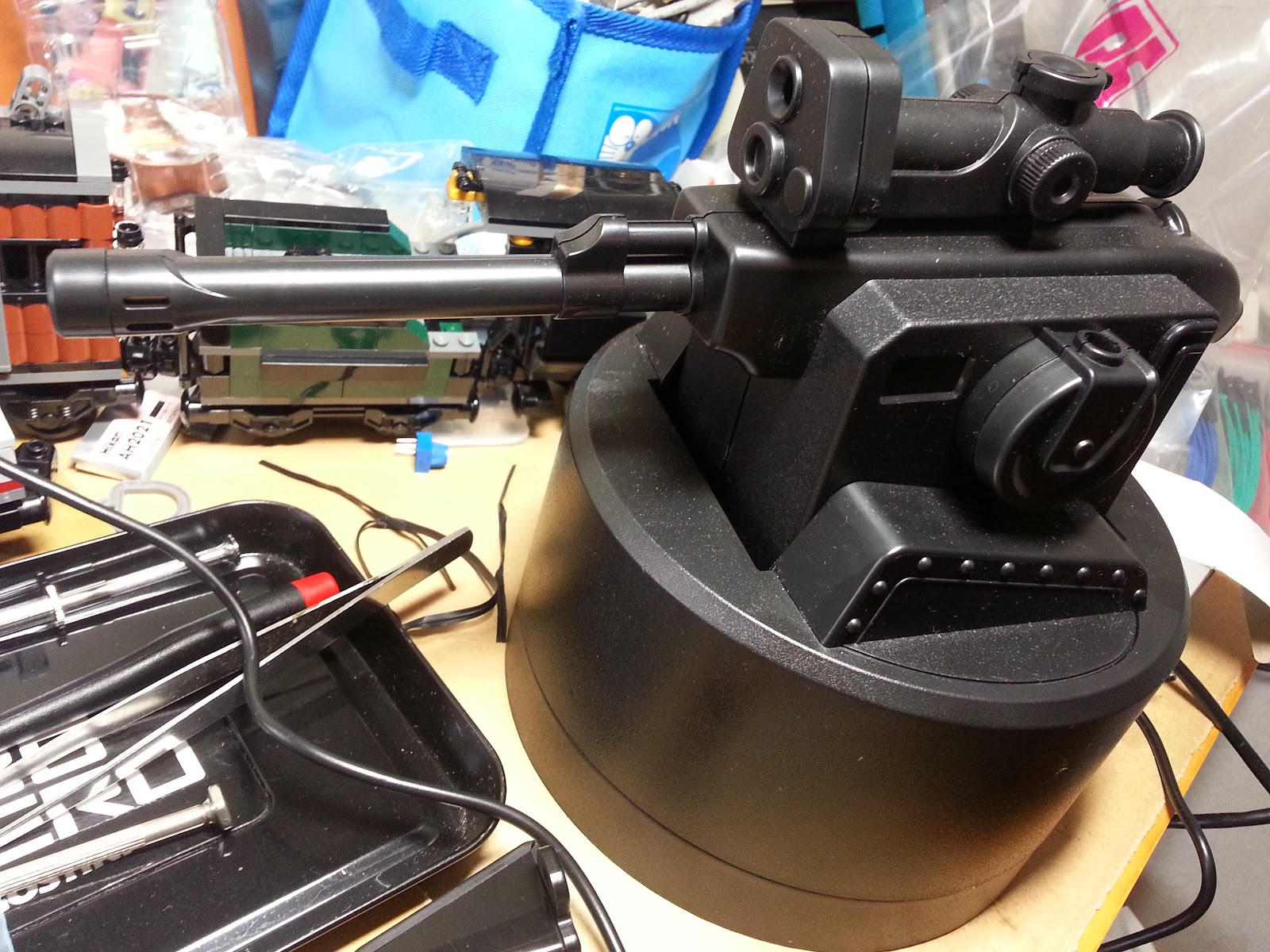 工作と小物のがらくた部屋: USB Sniper RIfle を Raspberry Pi で動かしてみた。