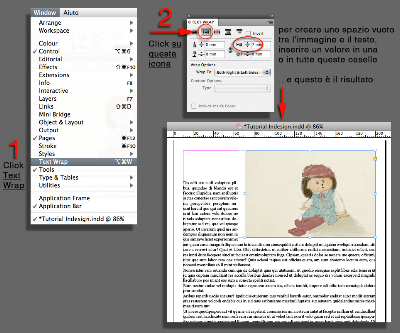 InDesign - Testo su Immagine - Quando usare 'Ignore Text Wrap'