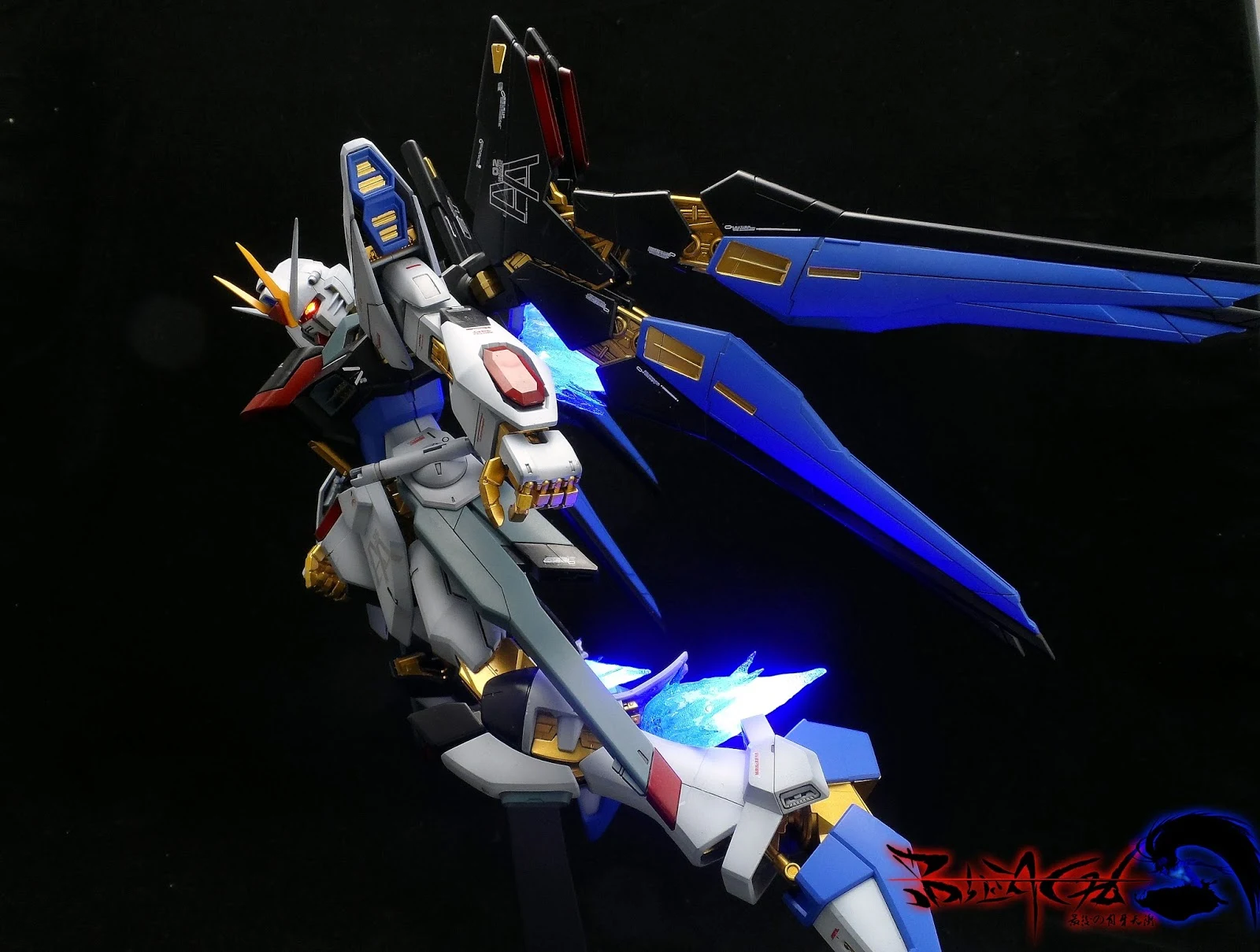 Custom Build: MG 1/100 ZGMF-X20A Strike Freedom Gundam + LED