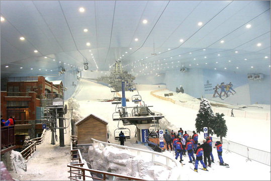 from a land far far away..built up on elephants: Ski Dubai: worlds ...
