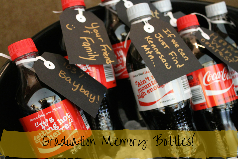 Graduation Party Memory Bottles - The Berger Bungalow