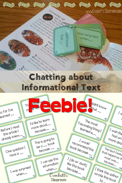 More Tips for using Informational Text - Crockett's Classroom