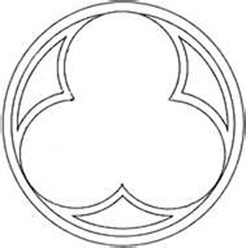 Lets Learn to build a little house. Just for you.: Gothic Trefoil