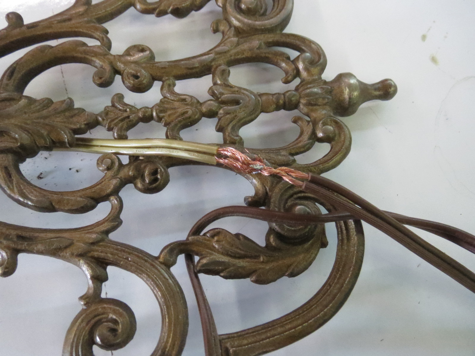 Lamp Parts and Repair | Lamp Doctor: Rewiring A Bridge Arm Floor Lamp ...