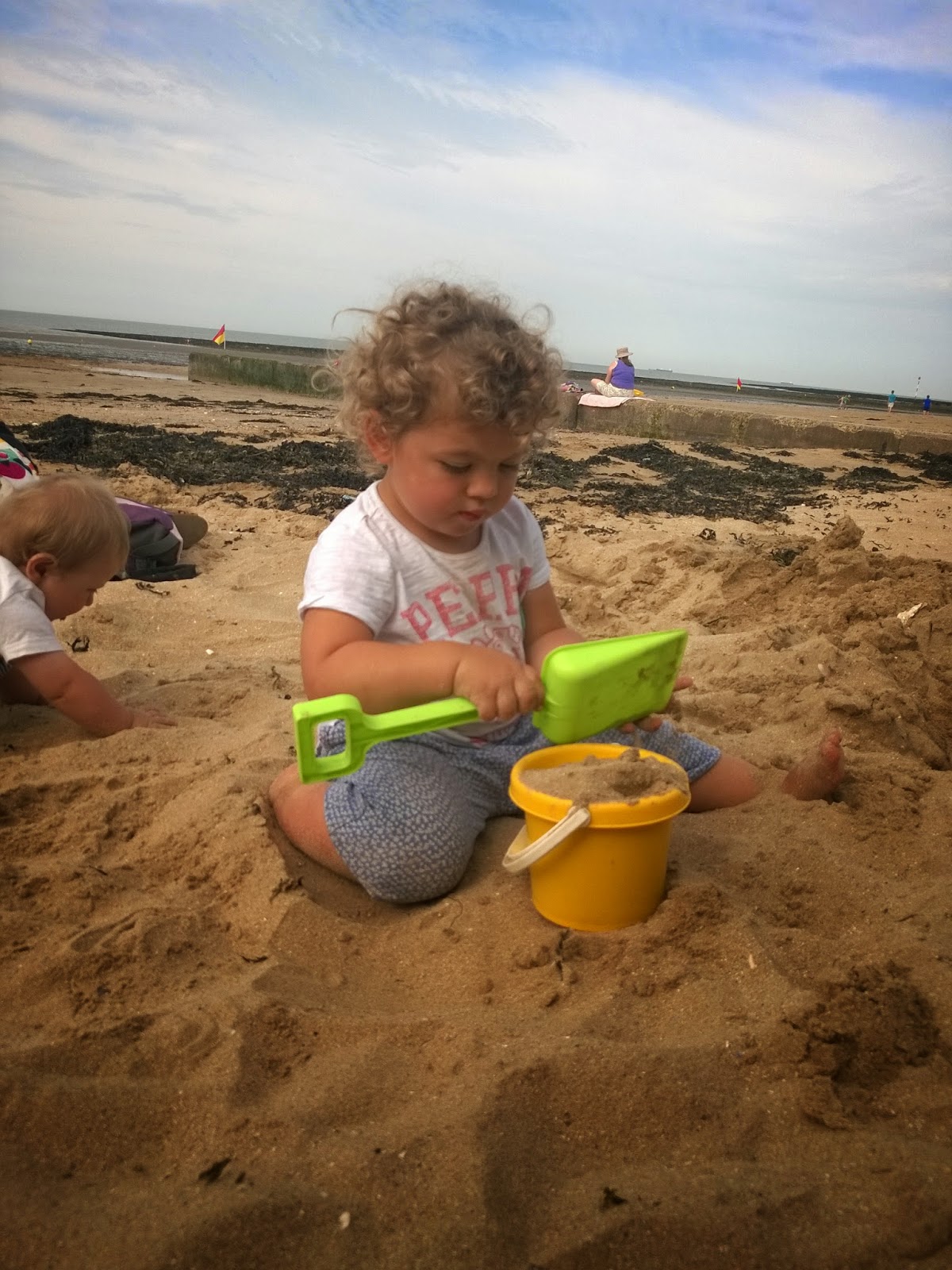 Mummy's Little Blog: How to Build a Sandcastle when you are a toddler