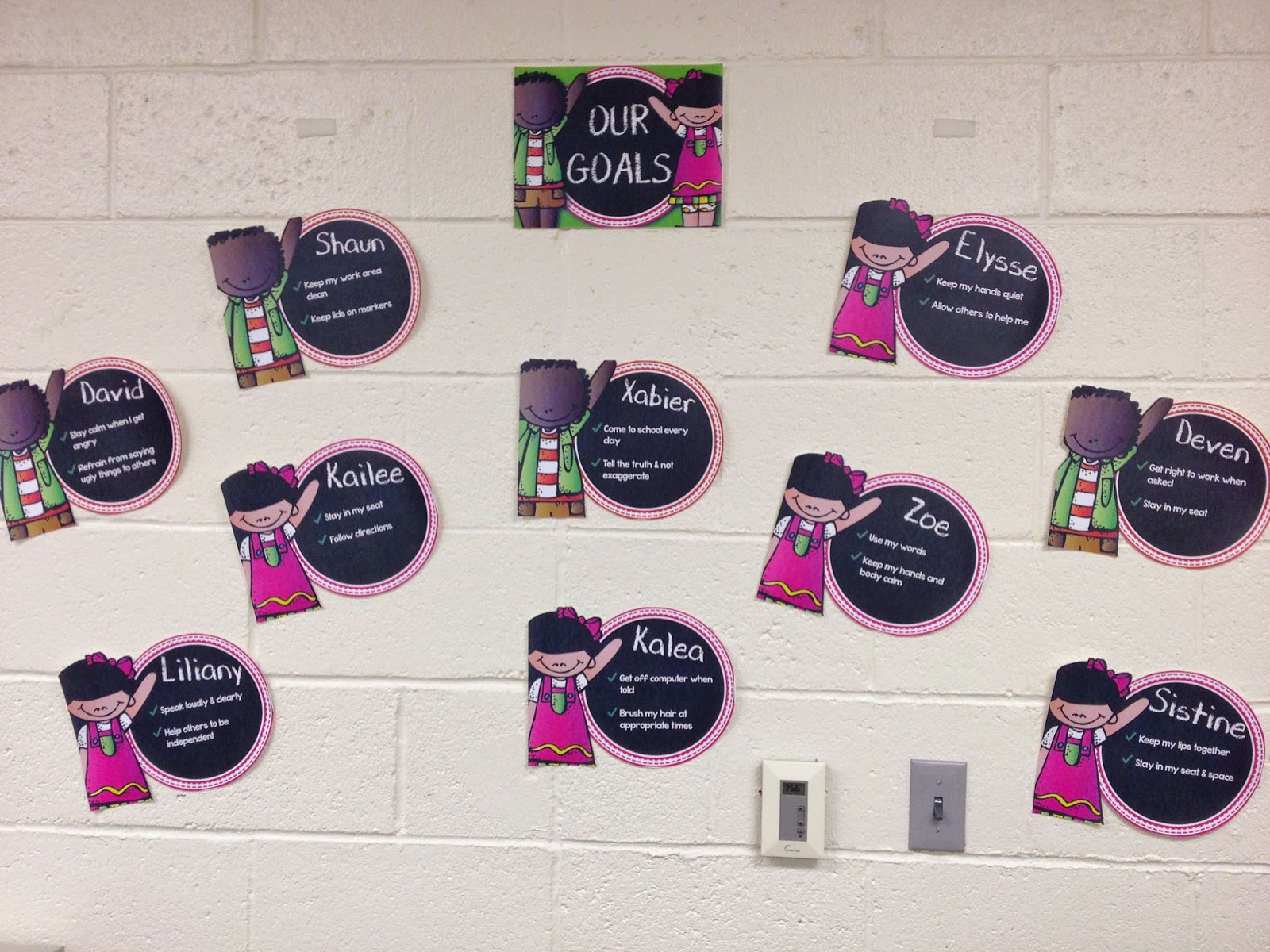 The Bender Bunch: Behavioral Goal Wall