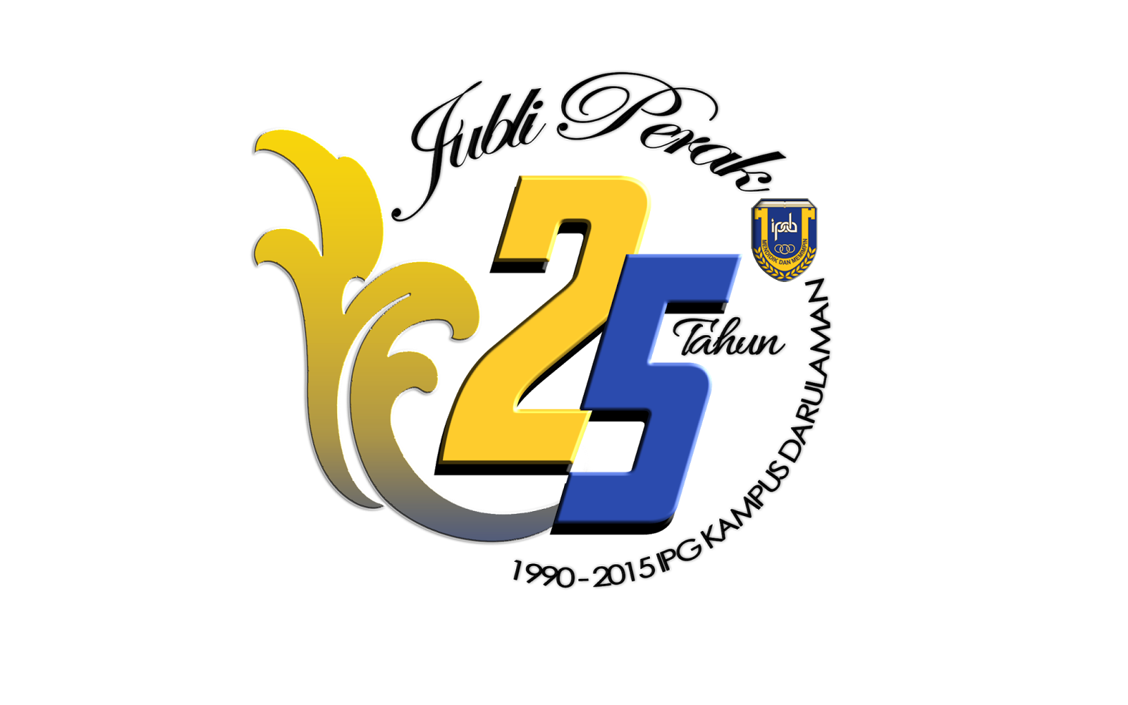 Logo Jubli Perak (25 Tahun) IPG Kampus Darulaman ~ JPP IPG Kampus Darulaman