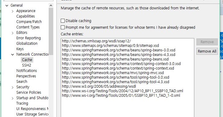 이클립스 xml Referenced file contains errors 에러