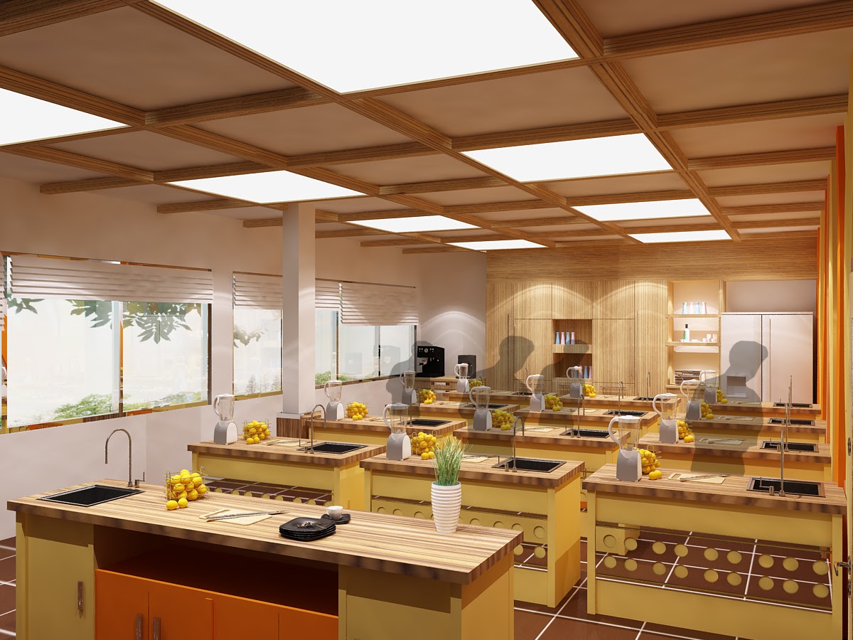WELLCOME TO MY PORTFOLIO: A CULINARY SCHOOL - COOKING SPACE FOR MULTI ...