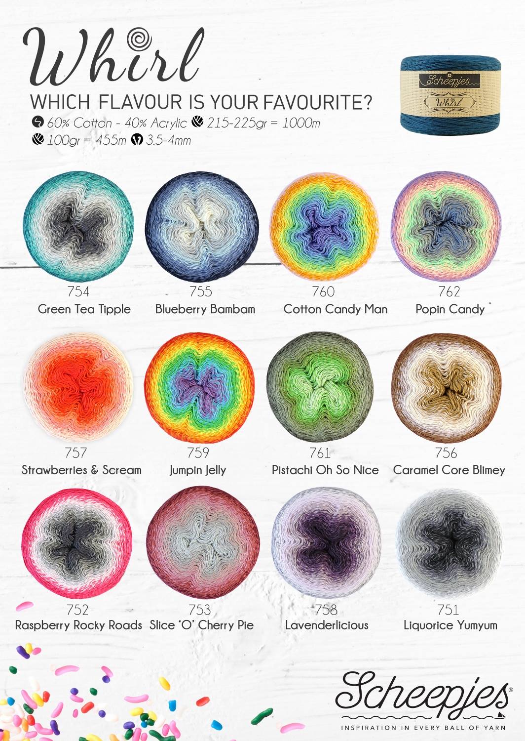 Fifty Shades of 4 Ply: Whirl Reveal