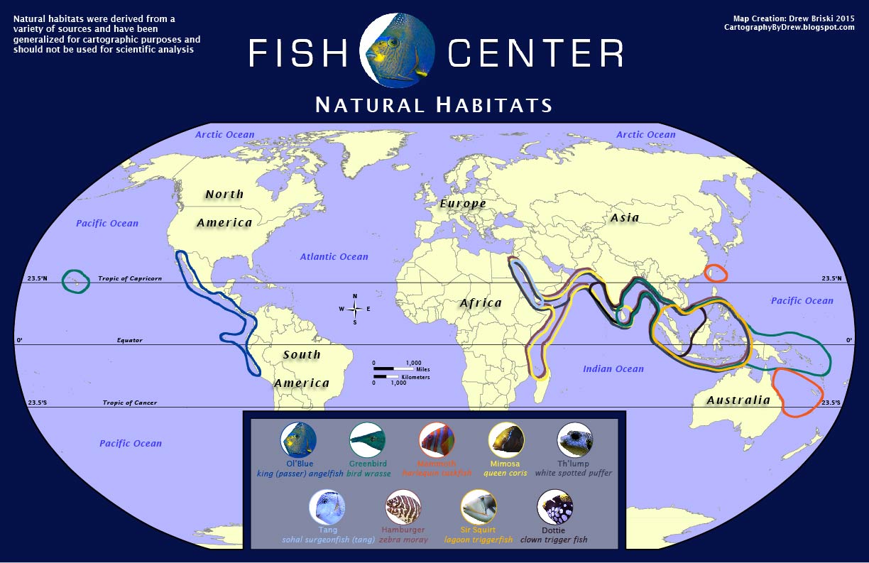 Cartography by Drew: Fish Center Live maps
