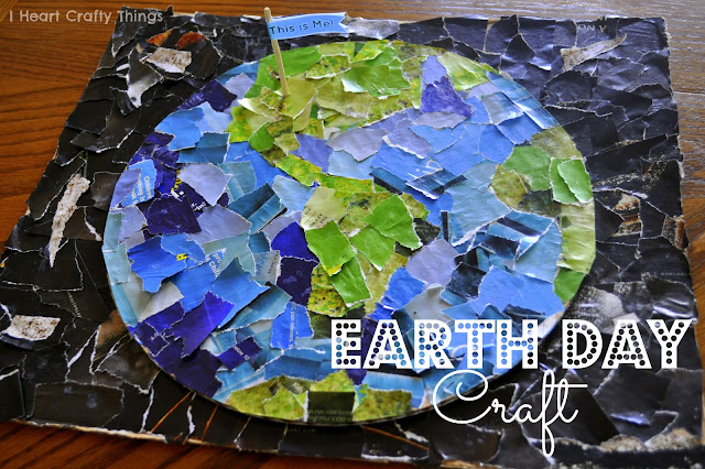I HEART CRAFTY THINGS: Earth Day Collage