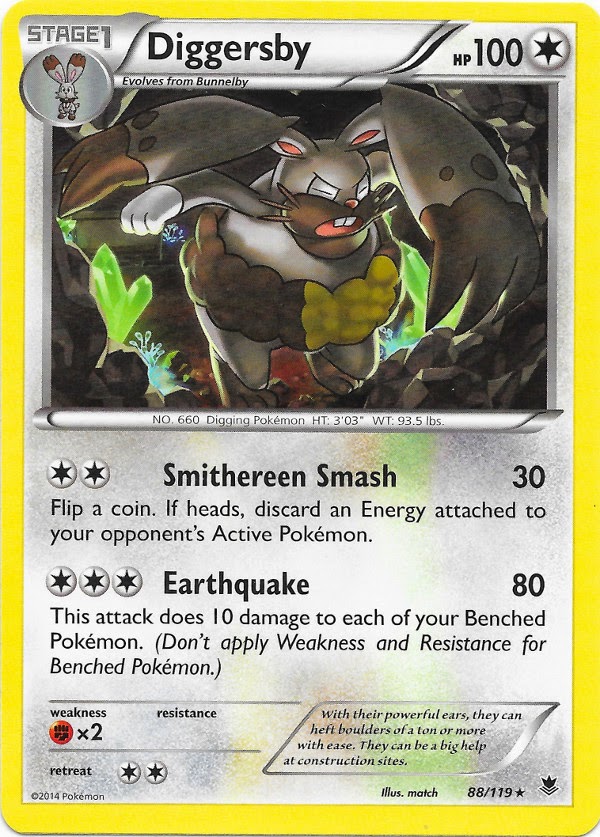 Diggersby -- Phantom Forces Pokemon Card Review | PrimetimePokemon's Blog