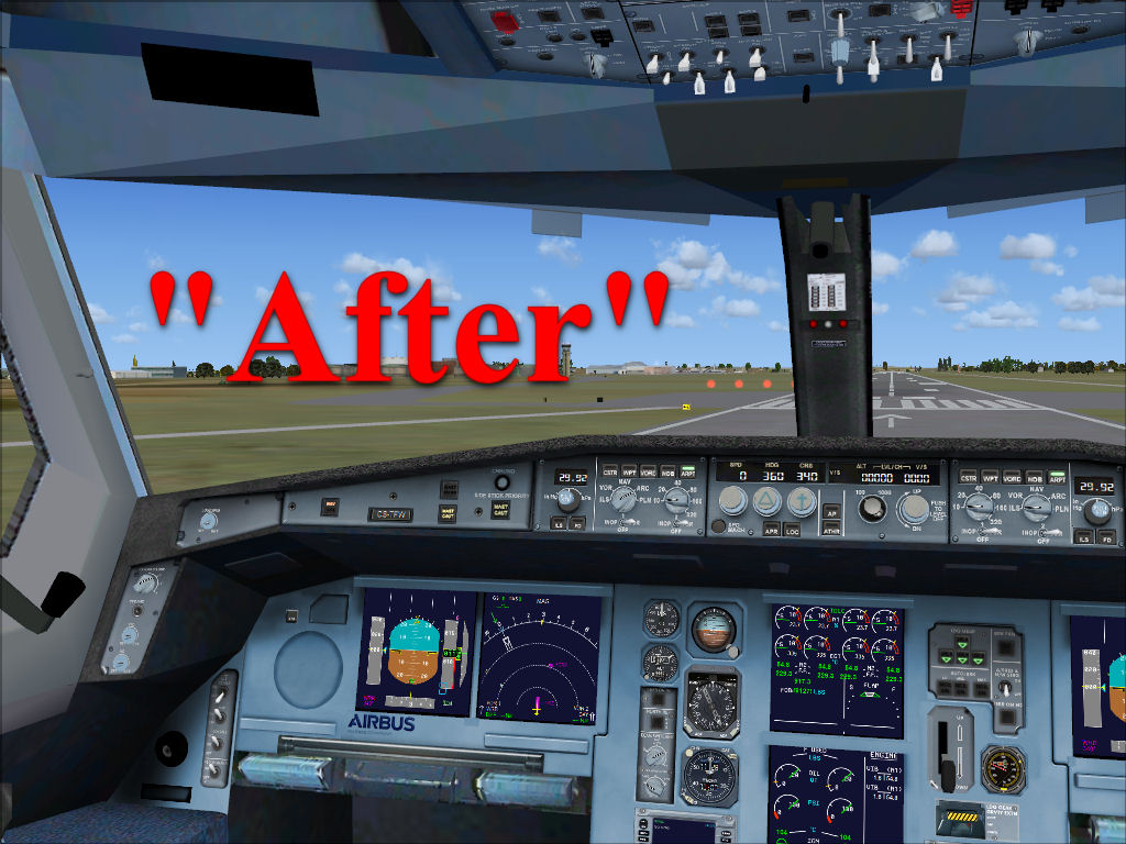 Airbus Cockpit Texture Upgrade
