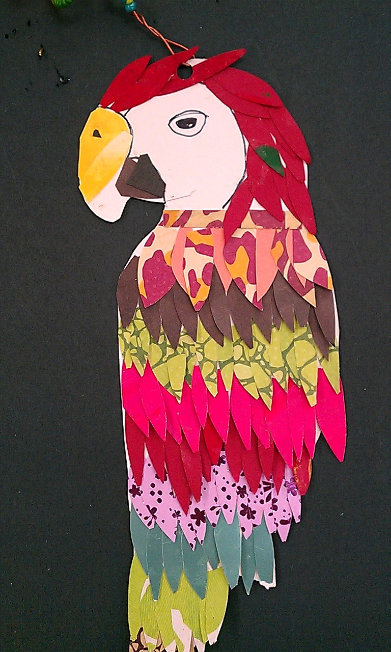 The David Lubin Art Studio: Rain Forrest Birds