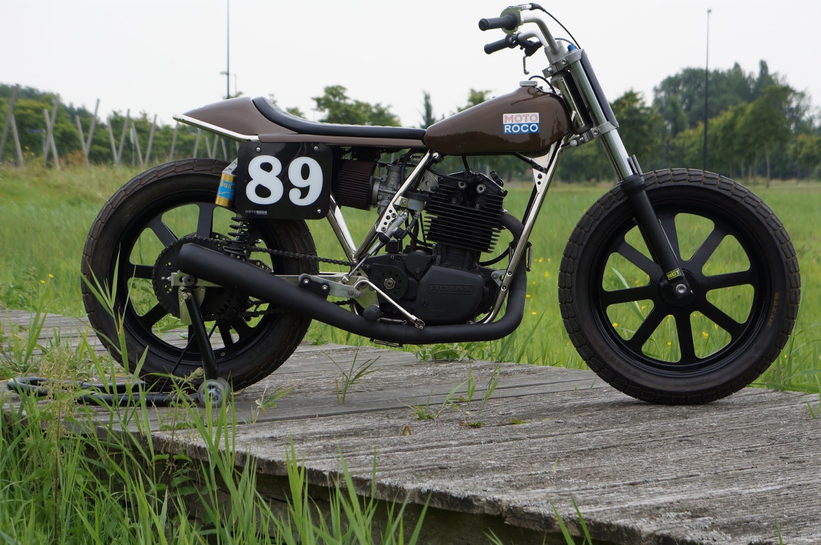 BUBBLE VISOR: Motoroco Wood Rotax #1