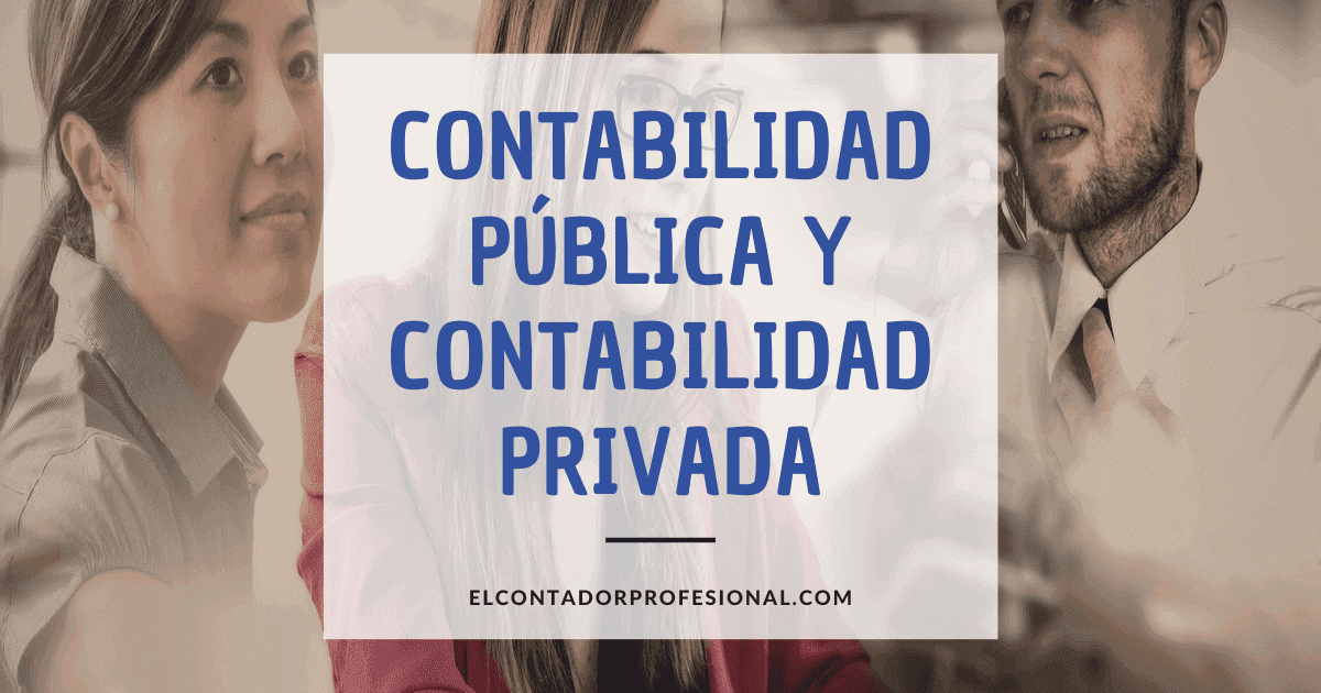 =ᐈ Contabilidad Pública y Privada - Contador Profesional