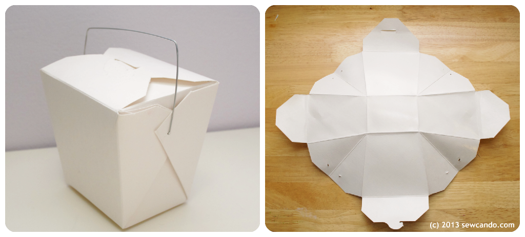 Sew Can Do: Tutorial Time: Make A Fabric Takeout Box