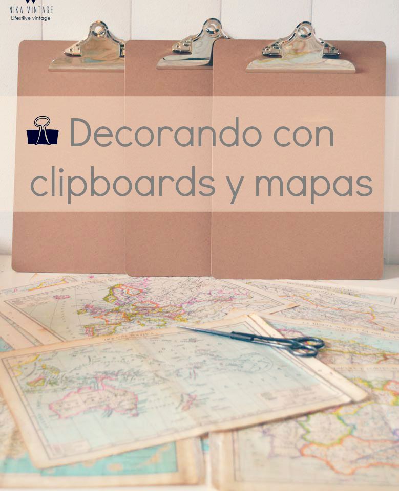 IDEAS PARA DECORAR CON MAPAS | Prueba