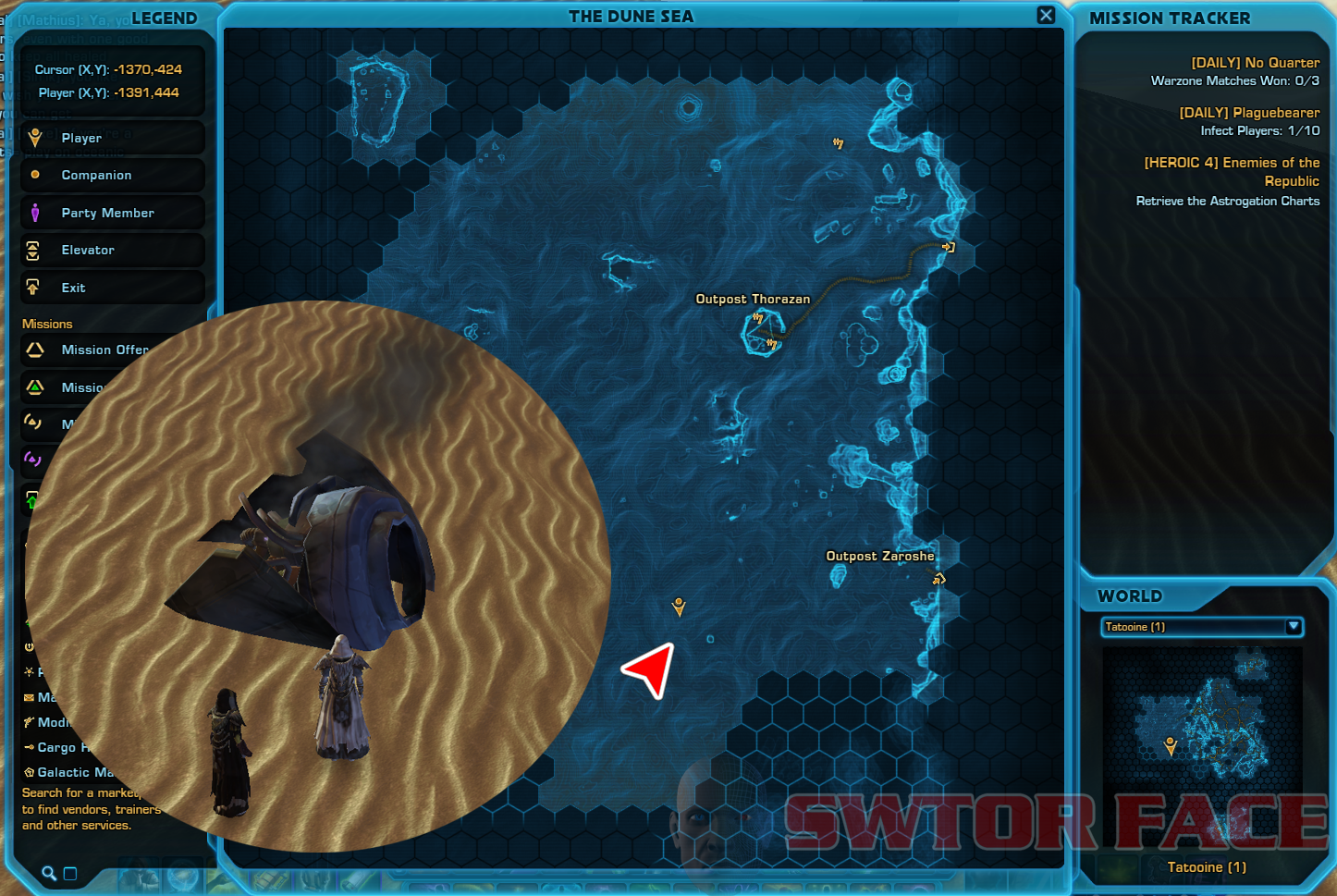 SWTOR Face Star Wars the Old Republic related news: 'Tracking The ...