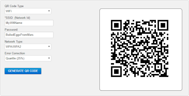 Michael's TechBlog: Create a QR Code for guests to connect to your home ...