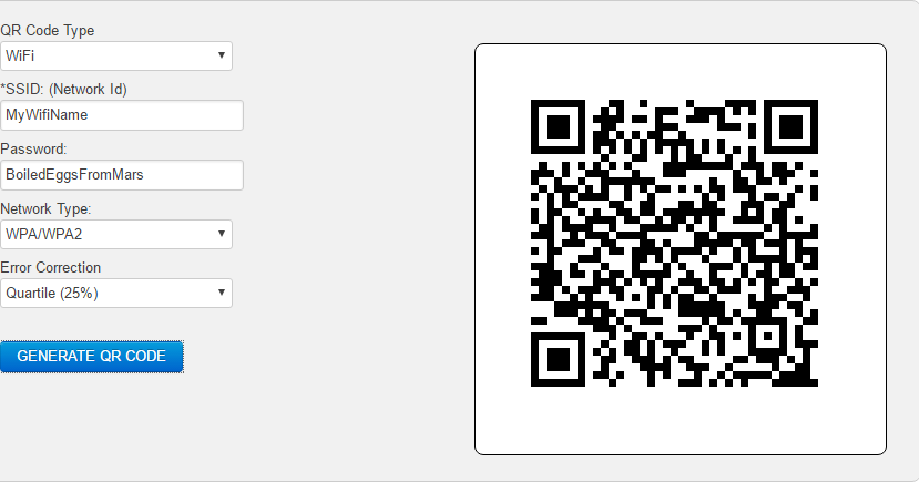 Michael's TechBlog: Create a QR Code for guests to connect to your home ...