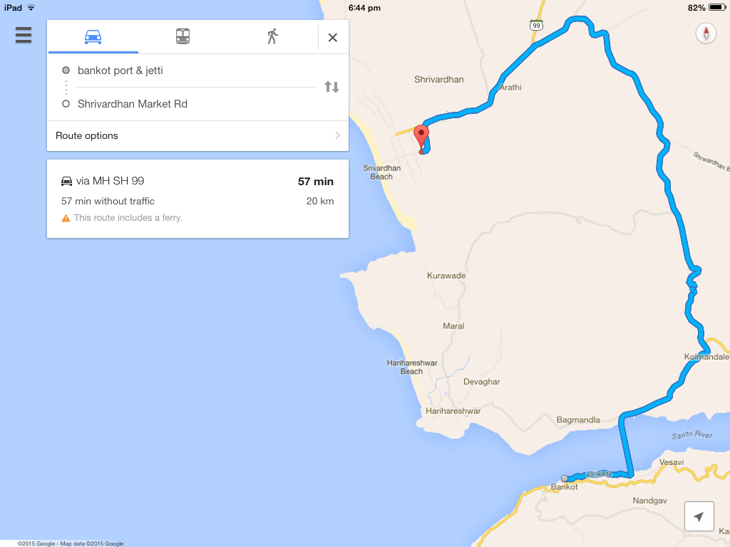 Shrivardhan Beach near harihareshwar Beach in Raigad district in ...