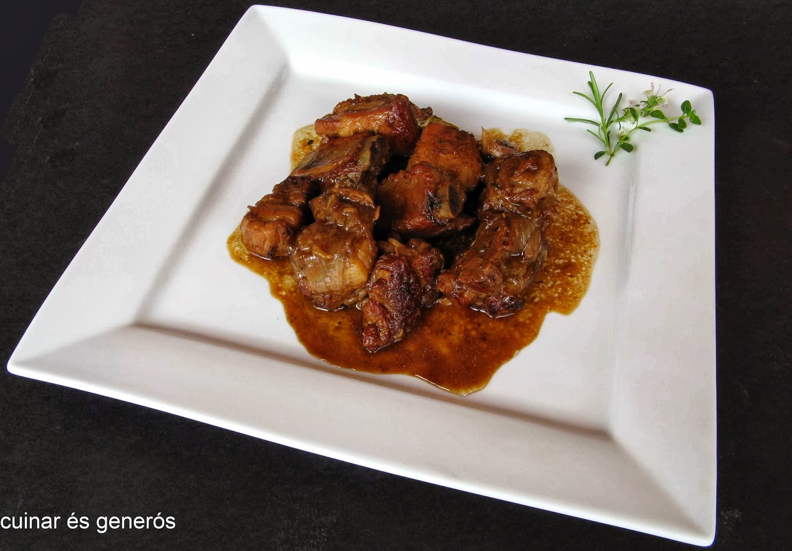 cuina generosa: rostit de costella de porc, el més gustós?