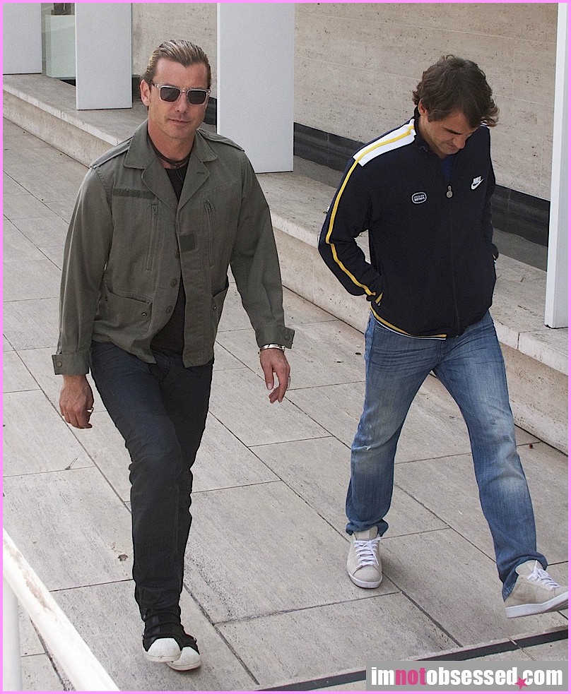 Bush - Gavin Rossdale 2013: Gavin Rossdale and Roger Federer Hanging ...