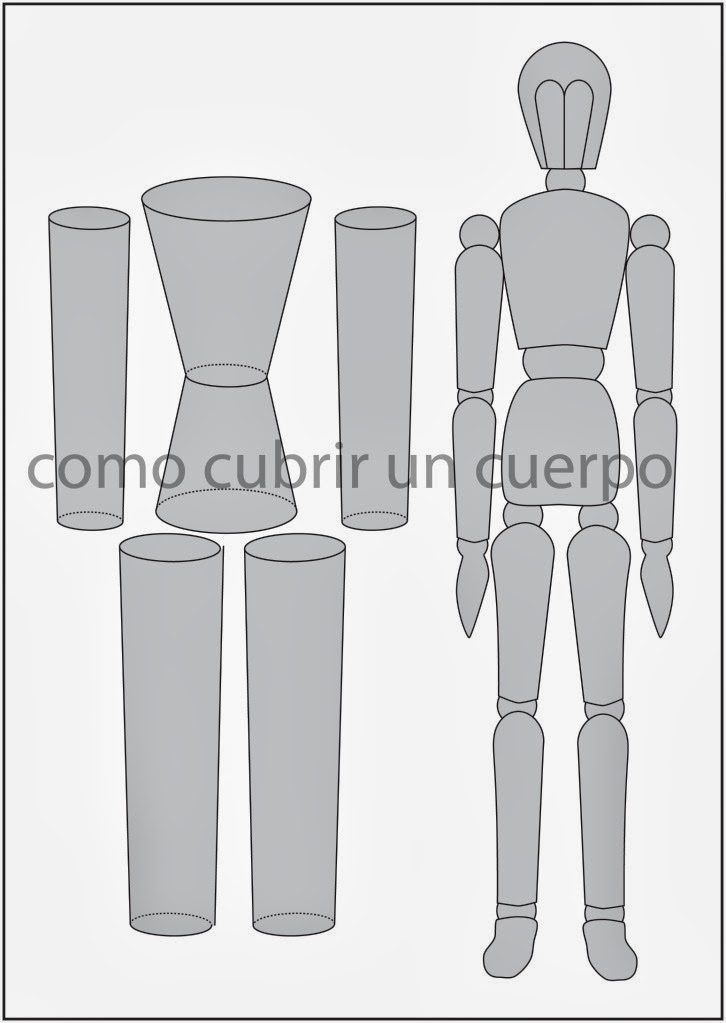 Diseño 1: Análisis de las formas (cuerpo humano y formas geométricas)