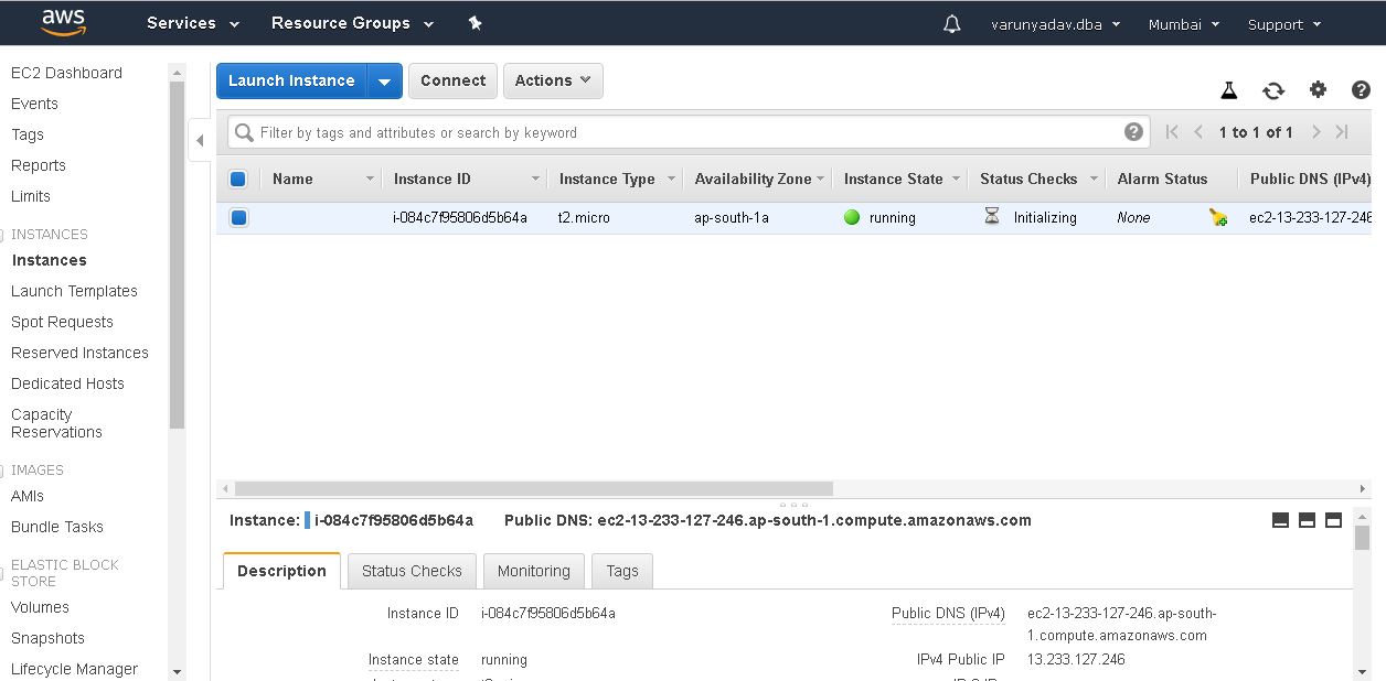 Oracle Database Commands And Practical Examples Aws Launch Ec2 Instance
