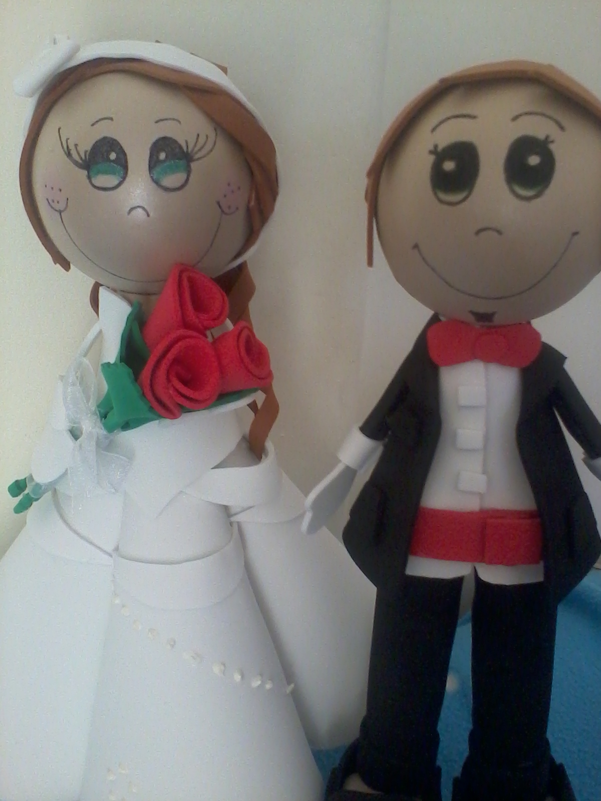 CORES VIVAS: BONECOS Eva, artesanato Eva