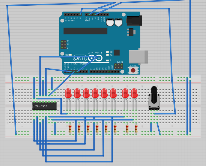 Arduino,secuencia de leds : LABORATORIO 7