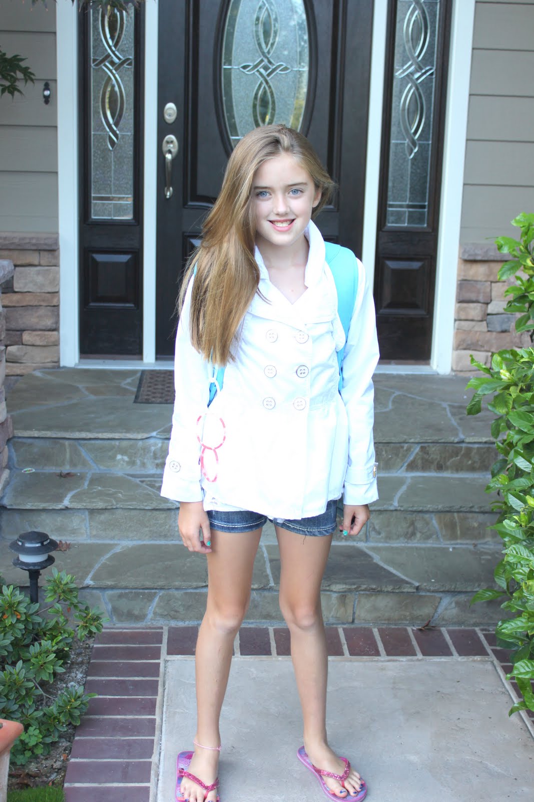 CA to Palm Beach: First Day of School- 2011