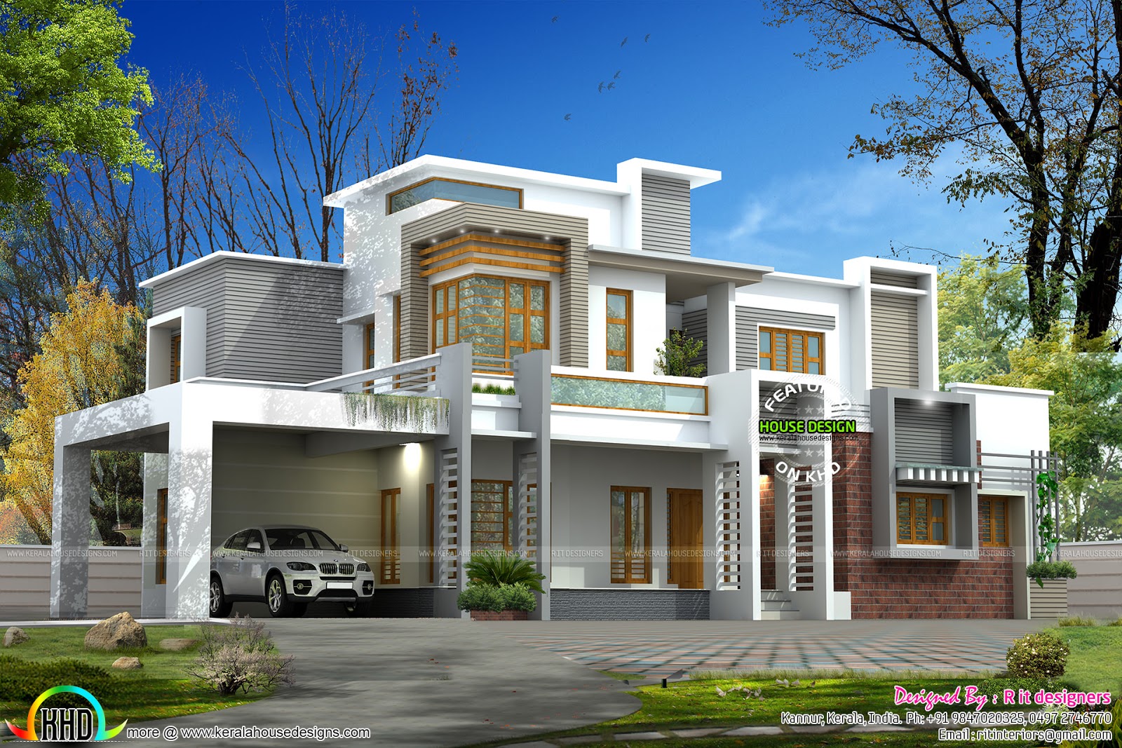 homes-design: Pure luxurious contemporary home plan