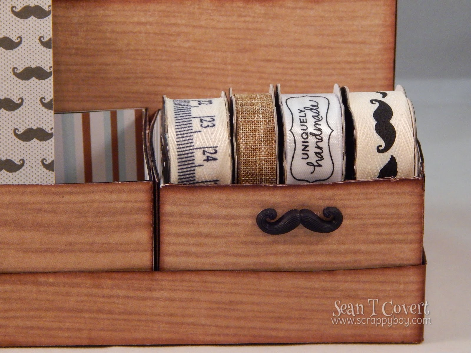 Scrappy Boy: A Moustache Box!!!